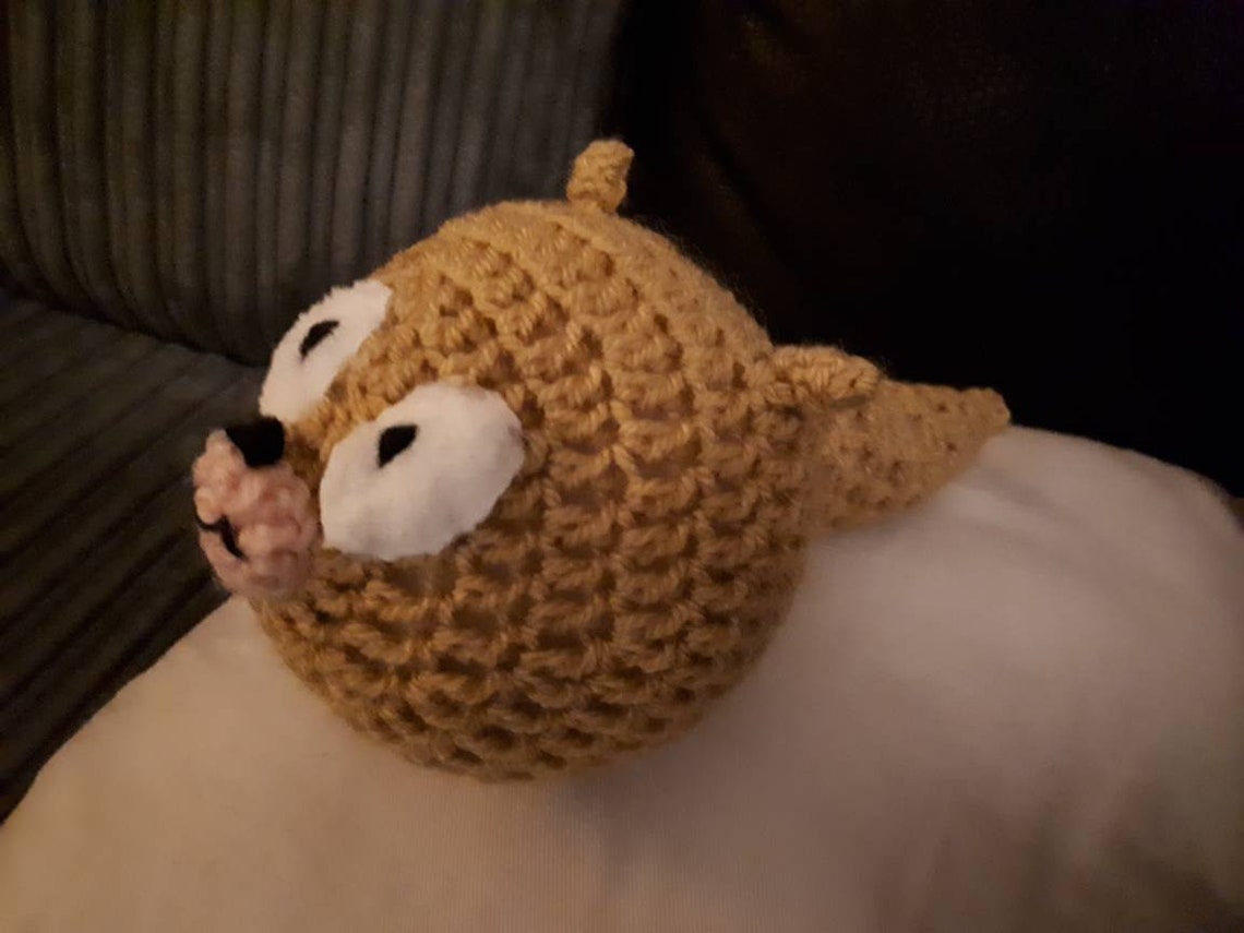 Handmade Crochet Woff From Hilda - Netflix Cartoon and Comic Book - Etsy