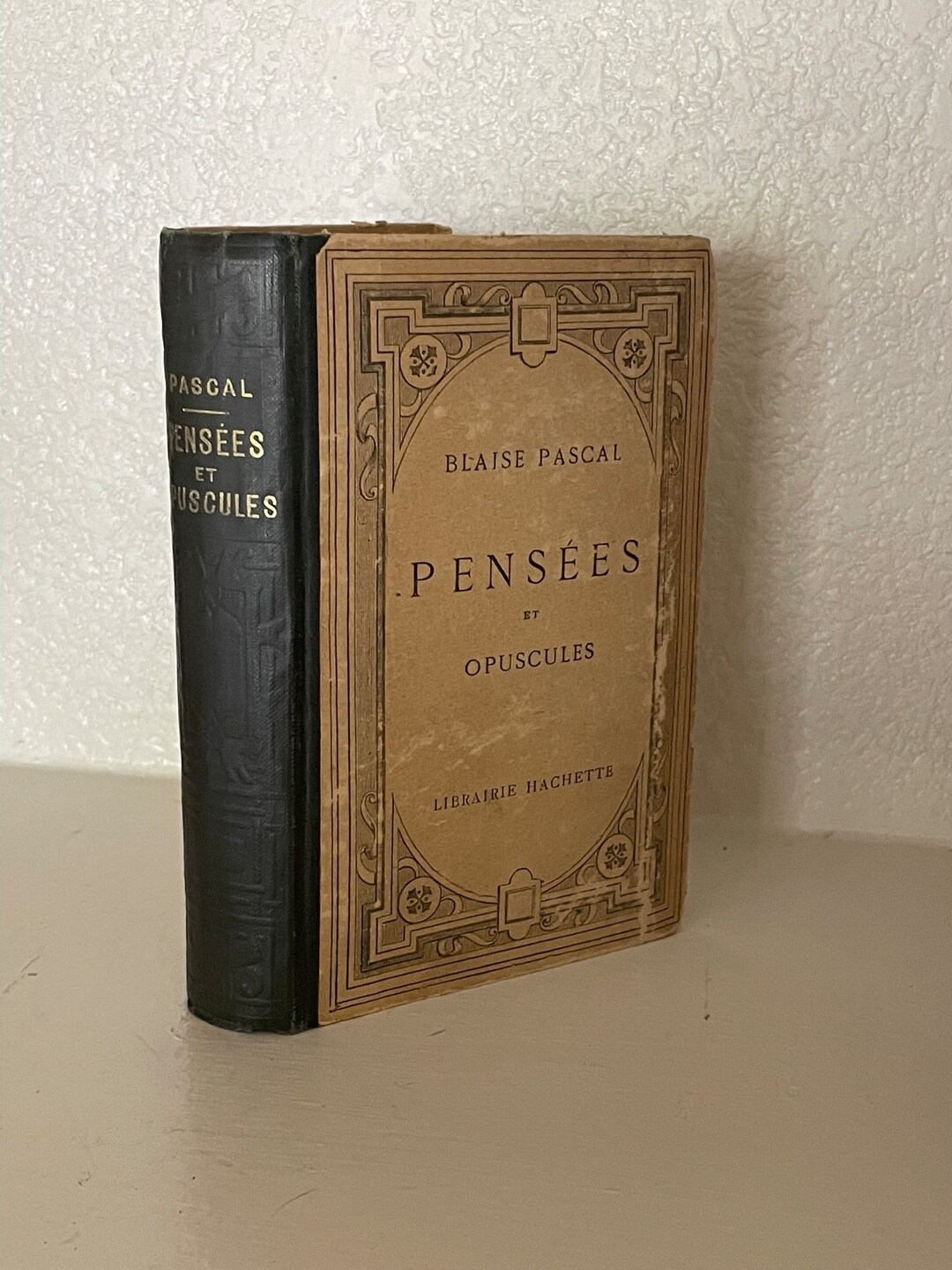 Antique Book Blaise Pascal Pensees Et Opuscules Ca. 1925 Librairie ...