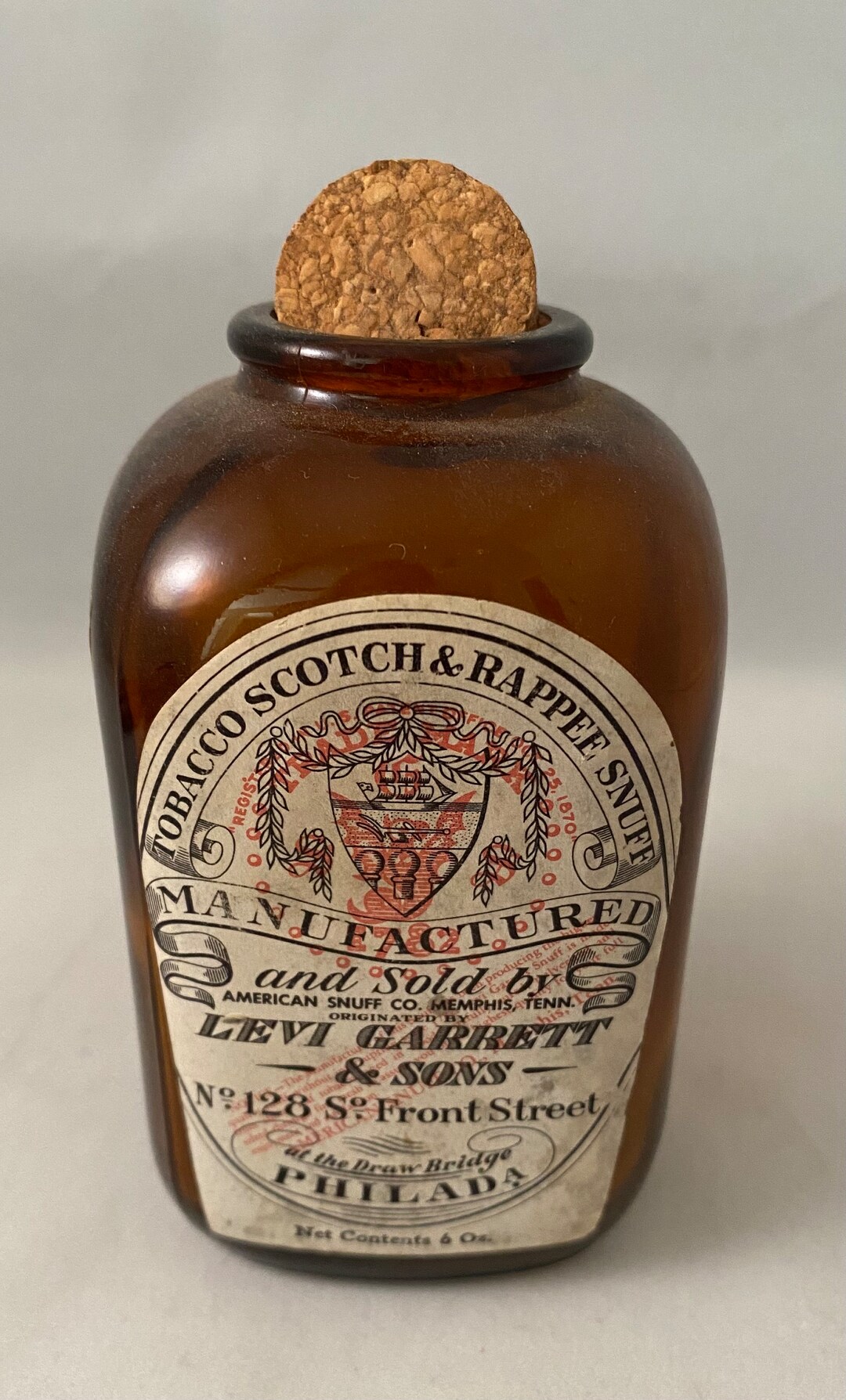 Brown Scotch and Rappee Snuff Bottle - Etsy
