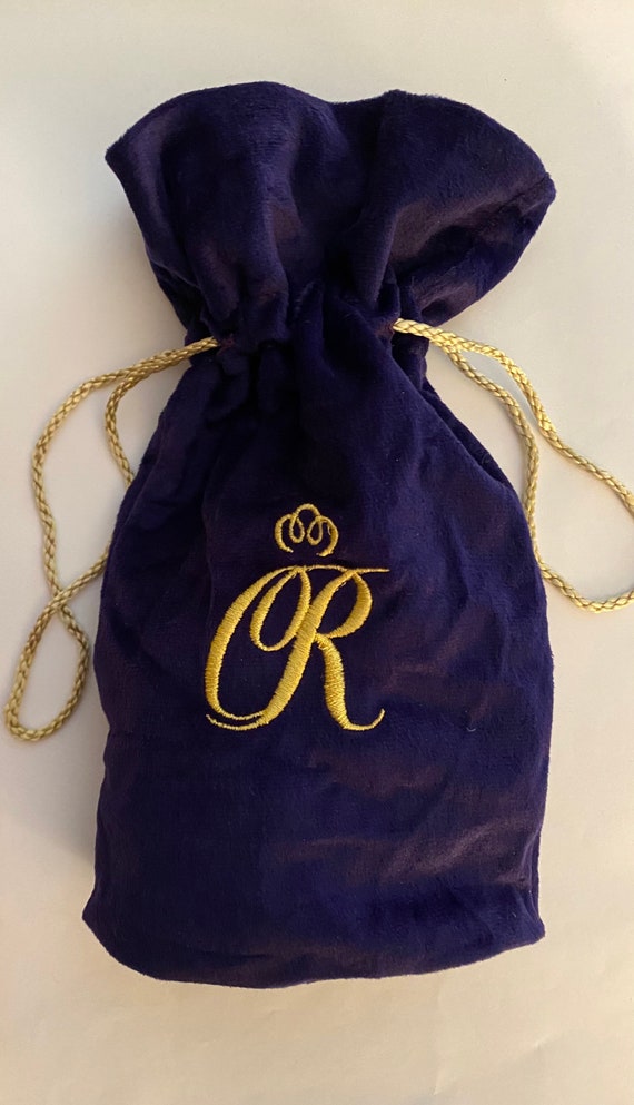 Crown Royal 10" Velveteen Bags - CR Logo - Gem
