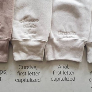 Additional Embroidery on Sleeve Cuff - Etsy