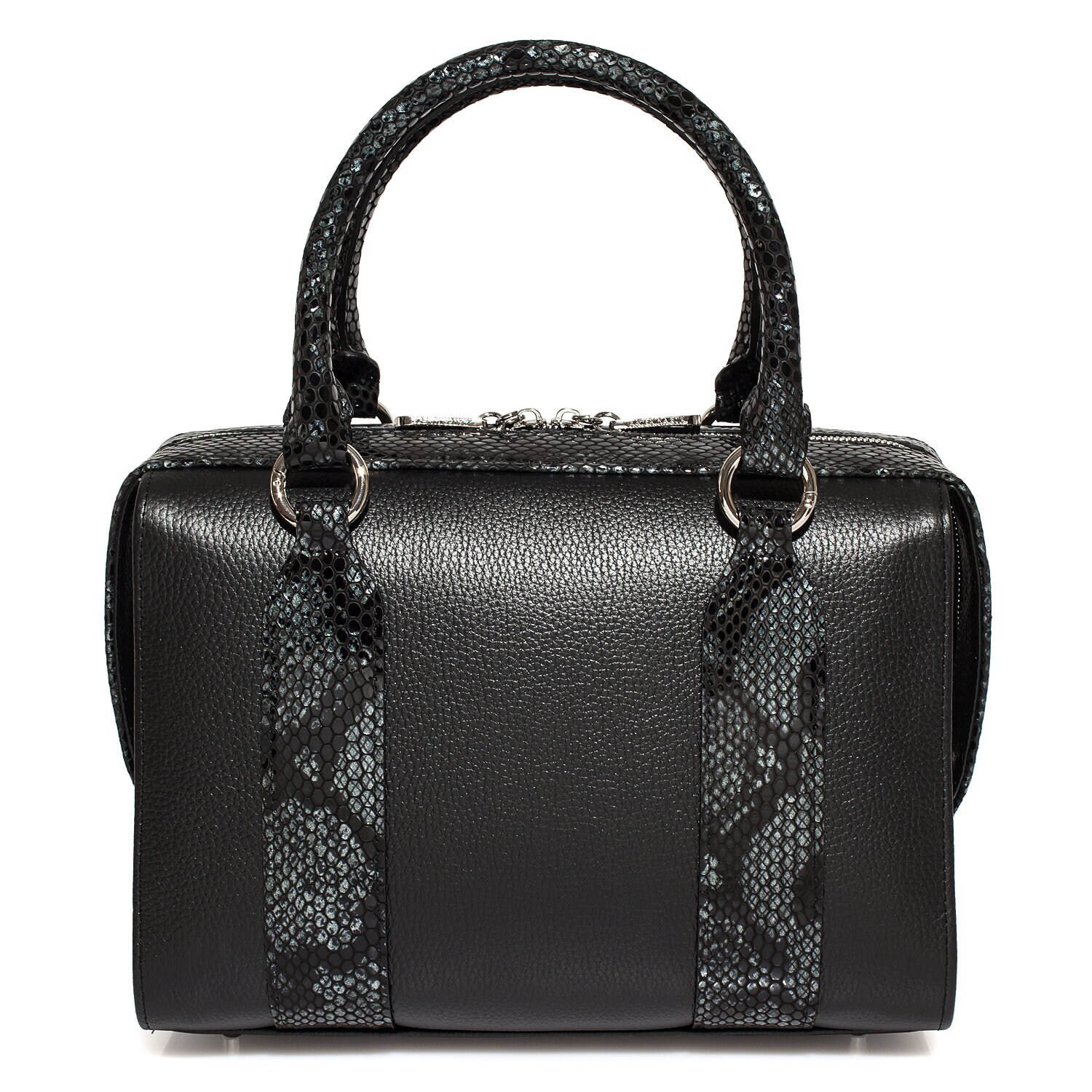 Leather Top Handle Bag Black Leather Handbag Top Handle | Etsy