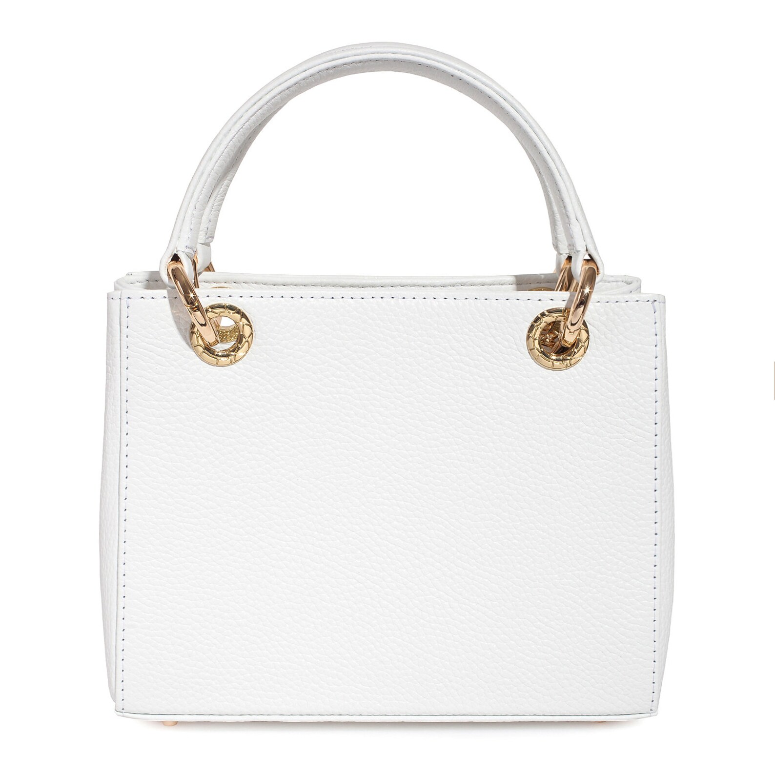Leather Top Handle Bag White Leather Handbag Top Handle - Etsy