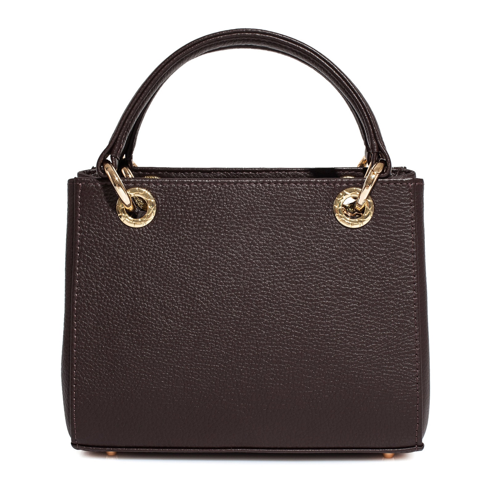 Leather Top Handle Bag Dark Brown Leather Handbag Top Handle - Etsy