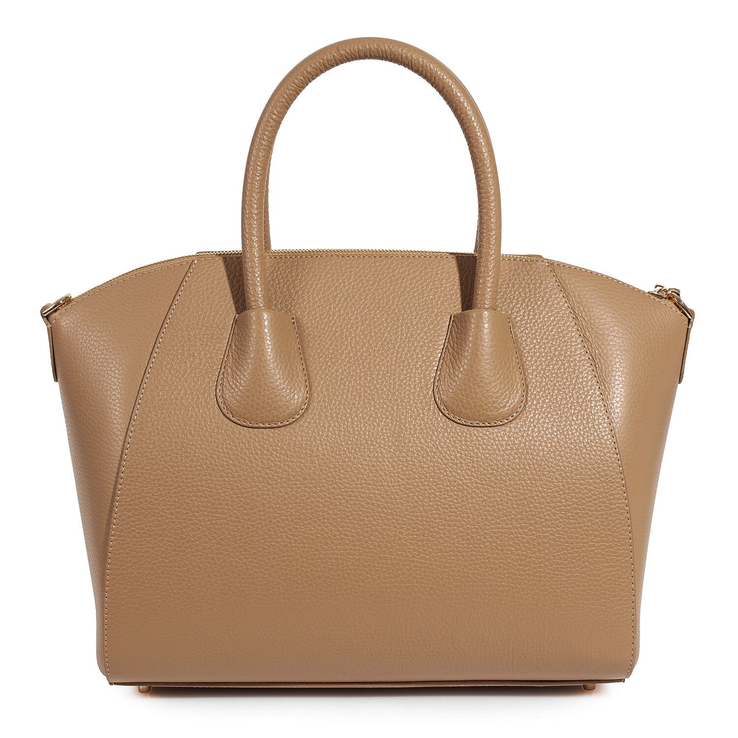 Leather Top Handle Bag Beige Leather Handbag Top Handle - Etsy