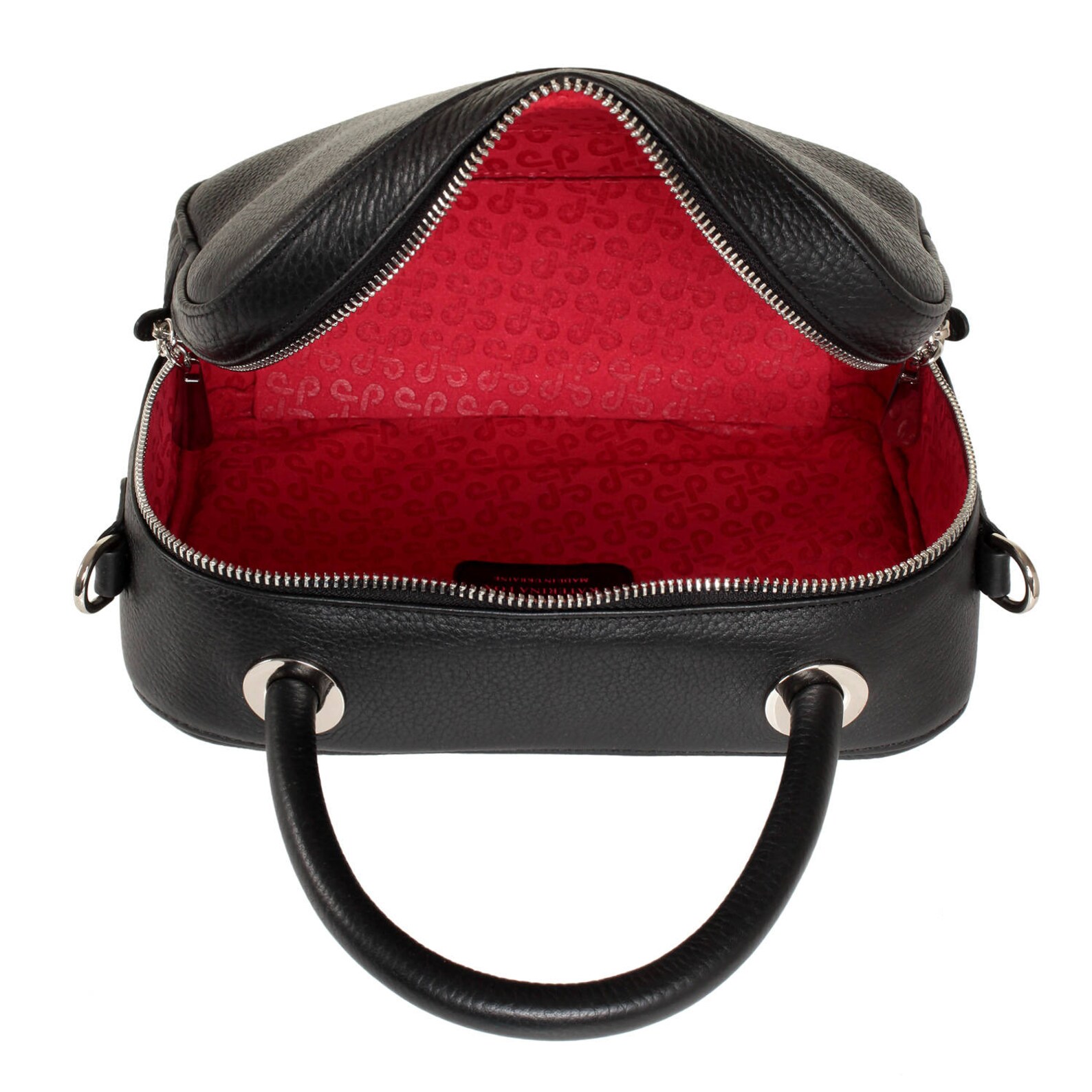 Leather Top Handle Bag Black Leather Handbag Top Handle | Etsy