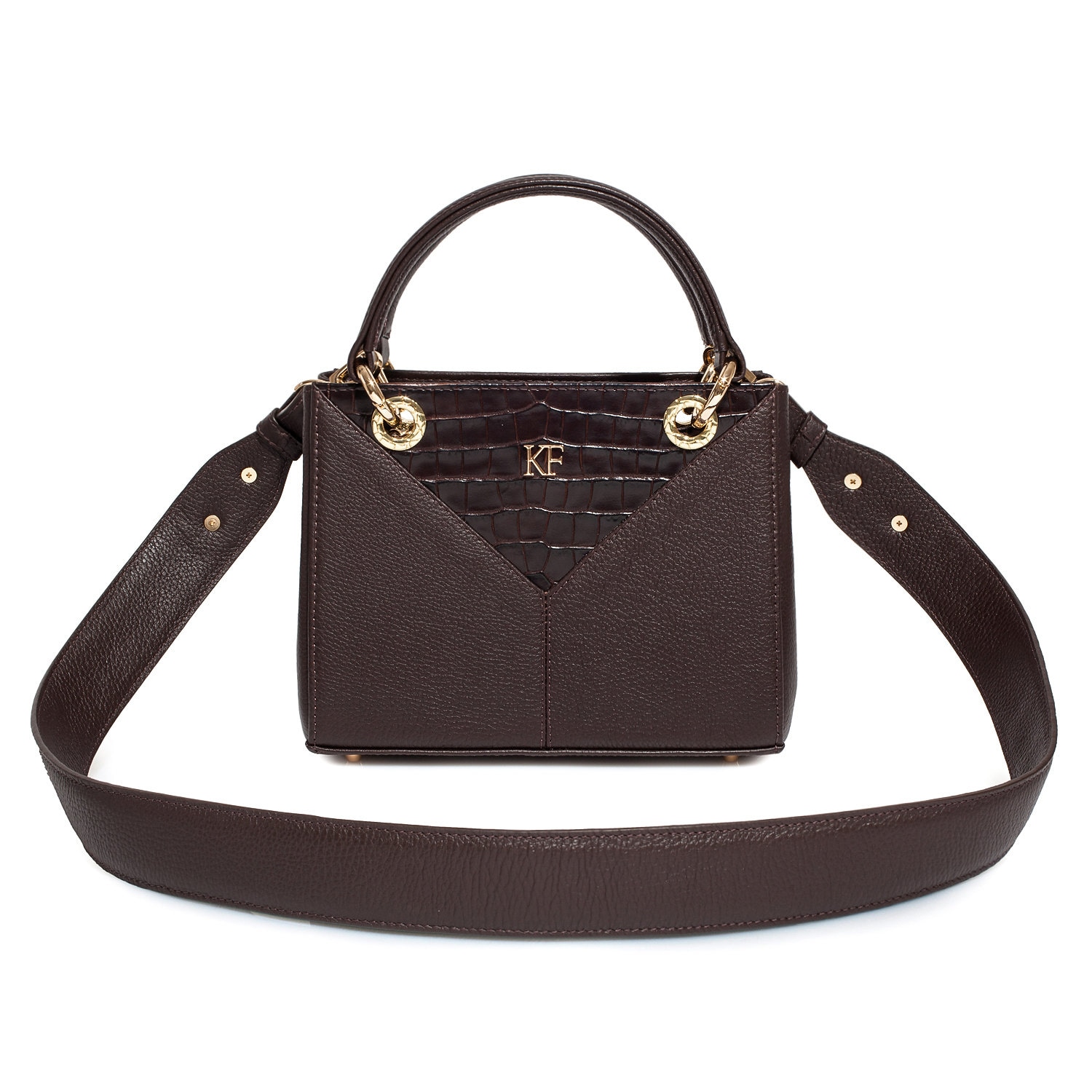 Leather Top Handle Bag Dark Brown Leather Handbag Top Handle - Etsy