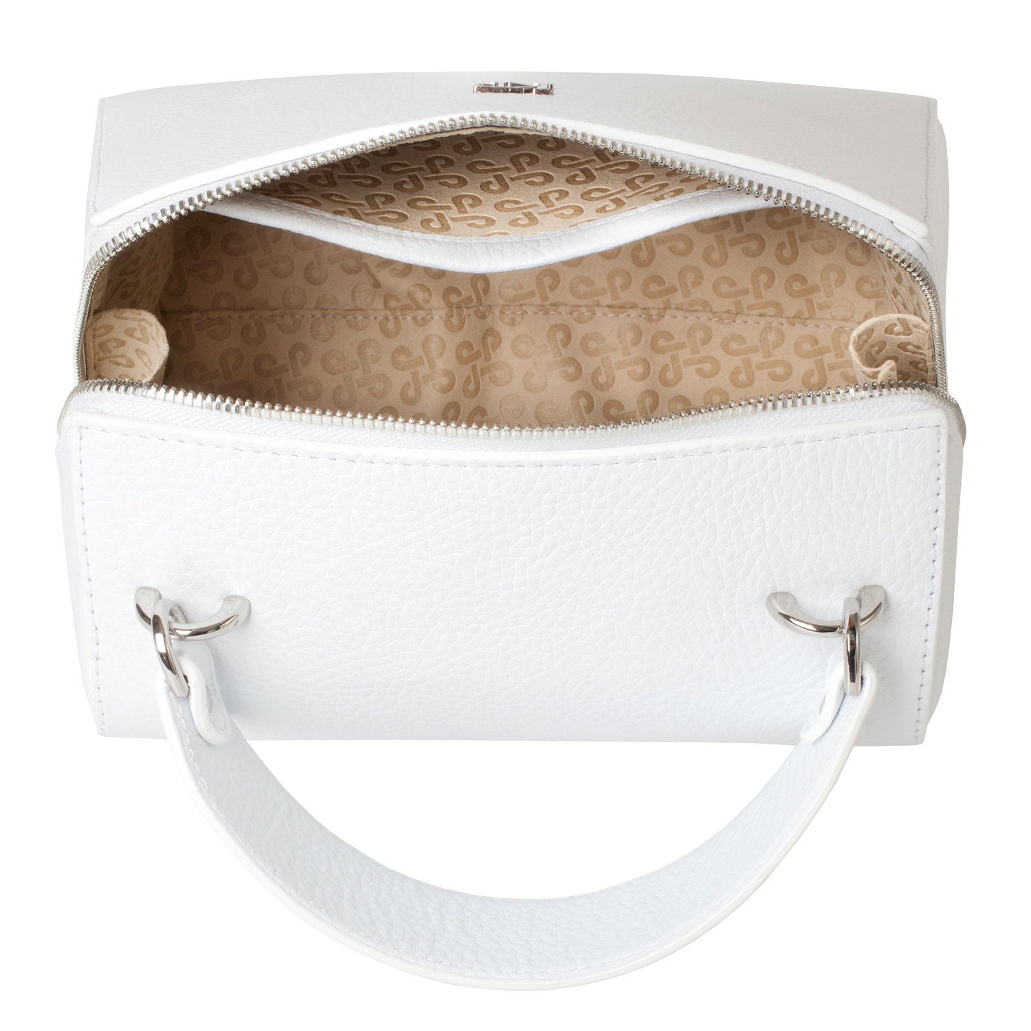 Leather Top Handle Bag White Leather Handbag Top Handle | Etsy