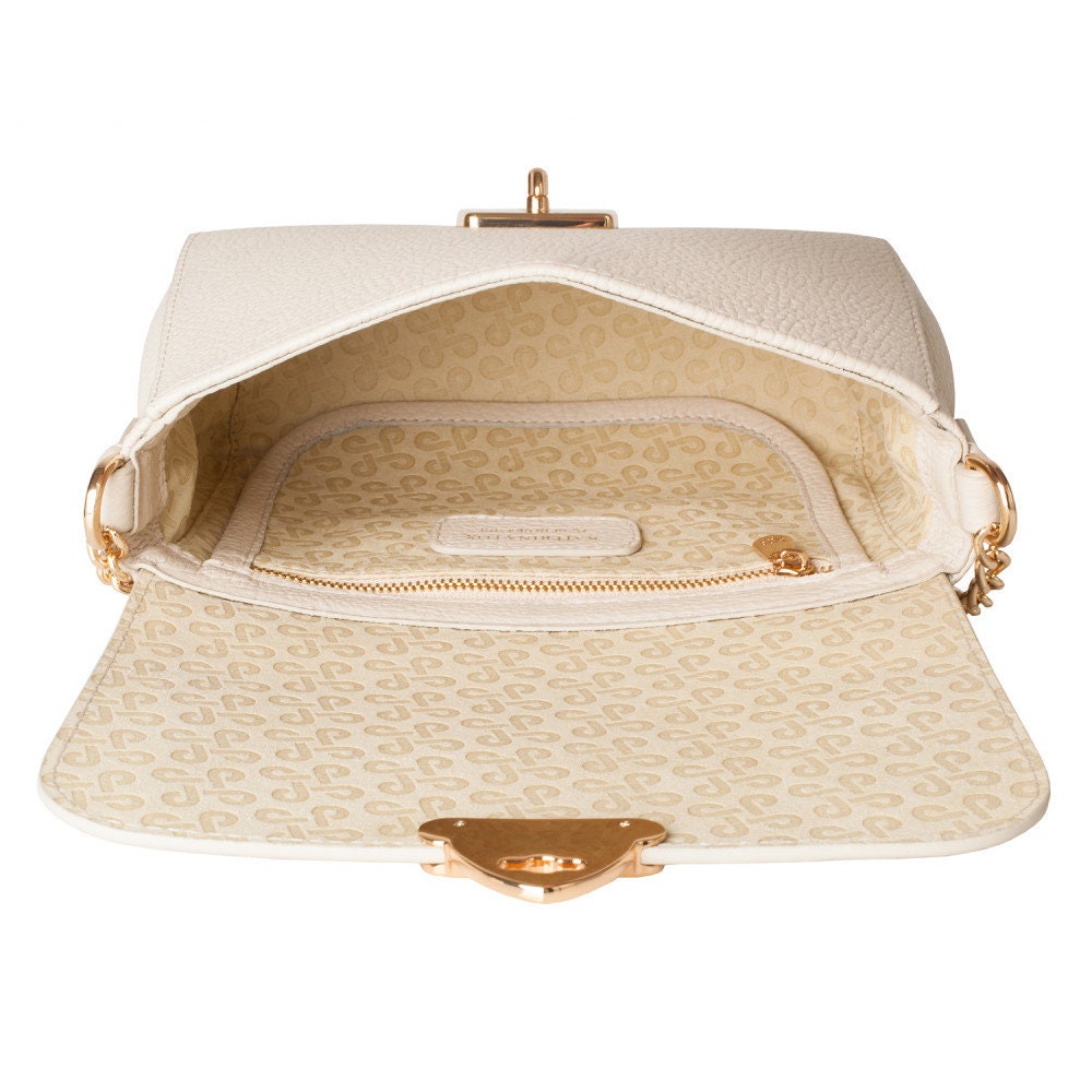 Leather Crossbody Bag Light Beige Leather Shoulder Bag - Etsy