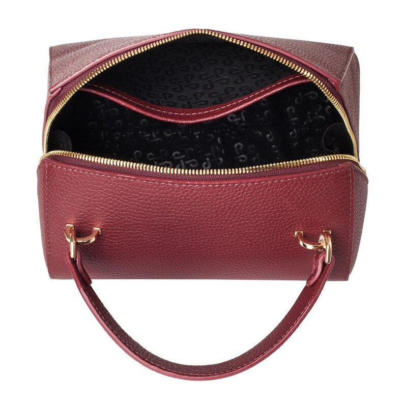 Leather Top Handle Bag Marsala Leather Handbag Top Handle - Etsy