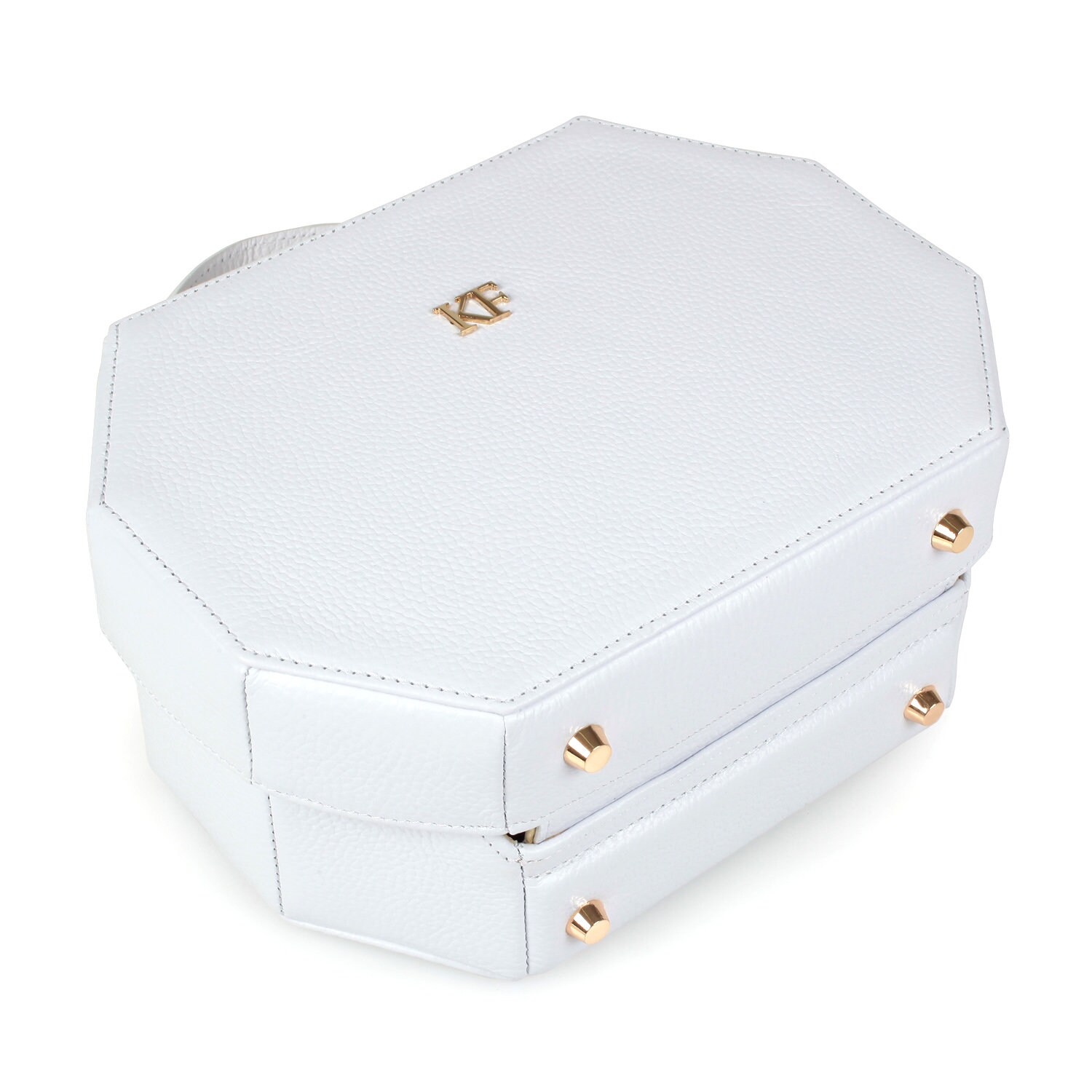 Leather Boxbag White Leather Box Bag Women's Leather - Etsy