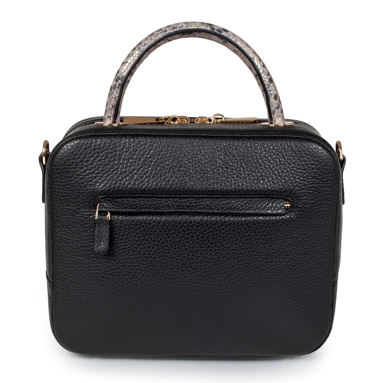 Leather Top Handle Bag Black Leather Handbag Top Handle | Etsy