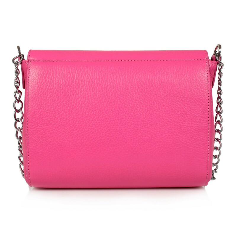 Leather Crossbody Bag Fuchsia Leather Shoulder Bag - Etsy