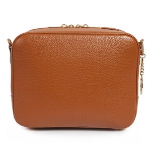 Leather Cross Body Bag Ginger Leather Shoulder Bag - Etsy