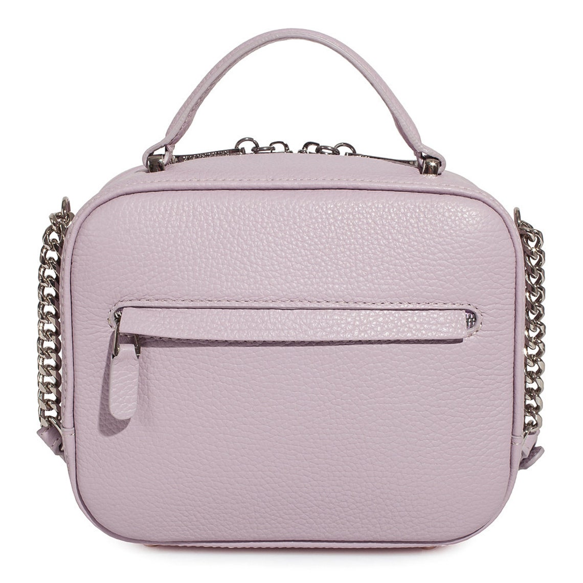 Leather Cross Body Bag Light Purple Leather Shoulder Bag - Etsy