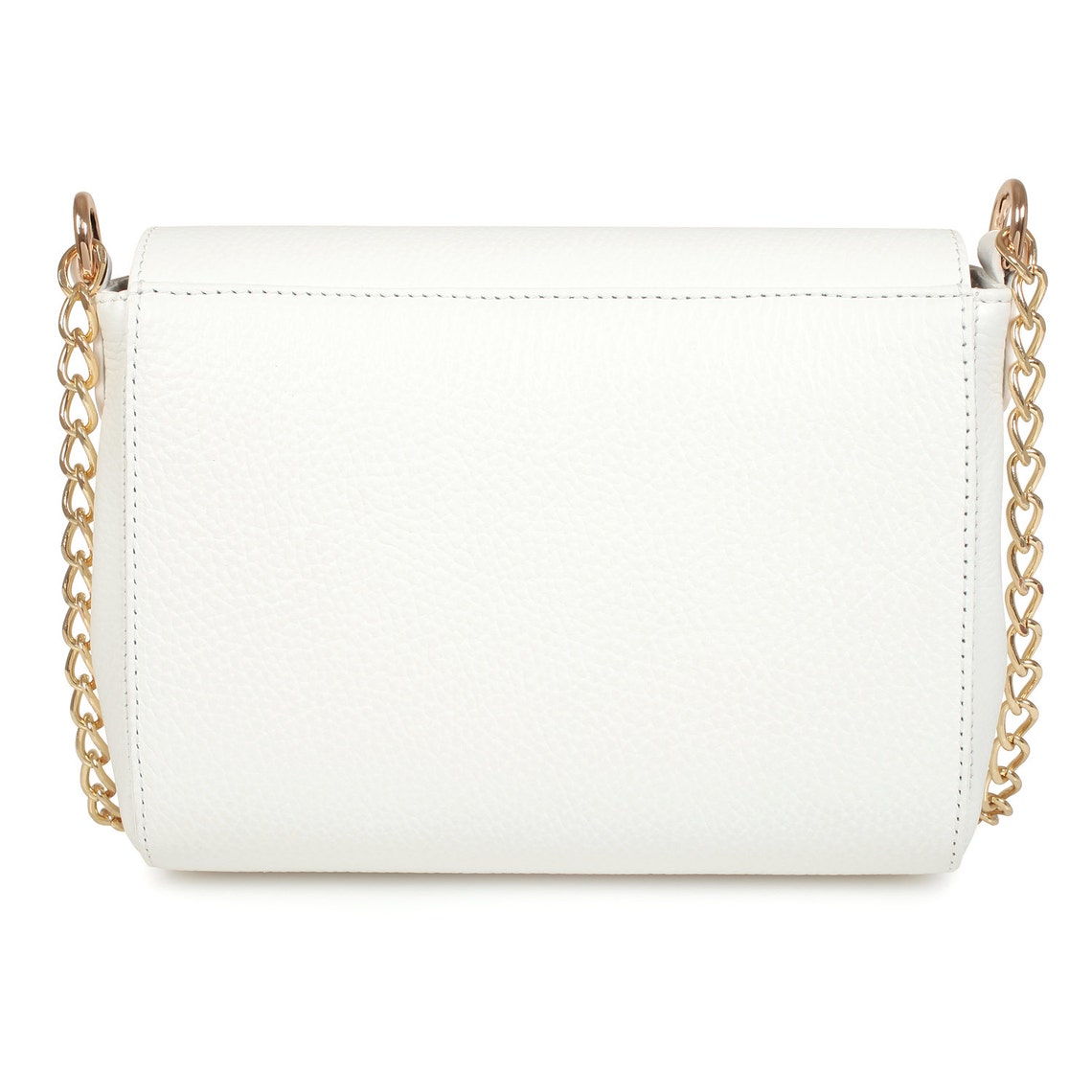 Leather Crossbody Bag White Leather Shoulder Bag Women's | Etsy