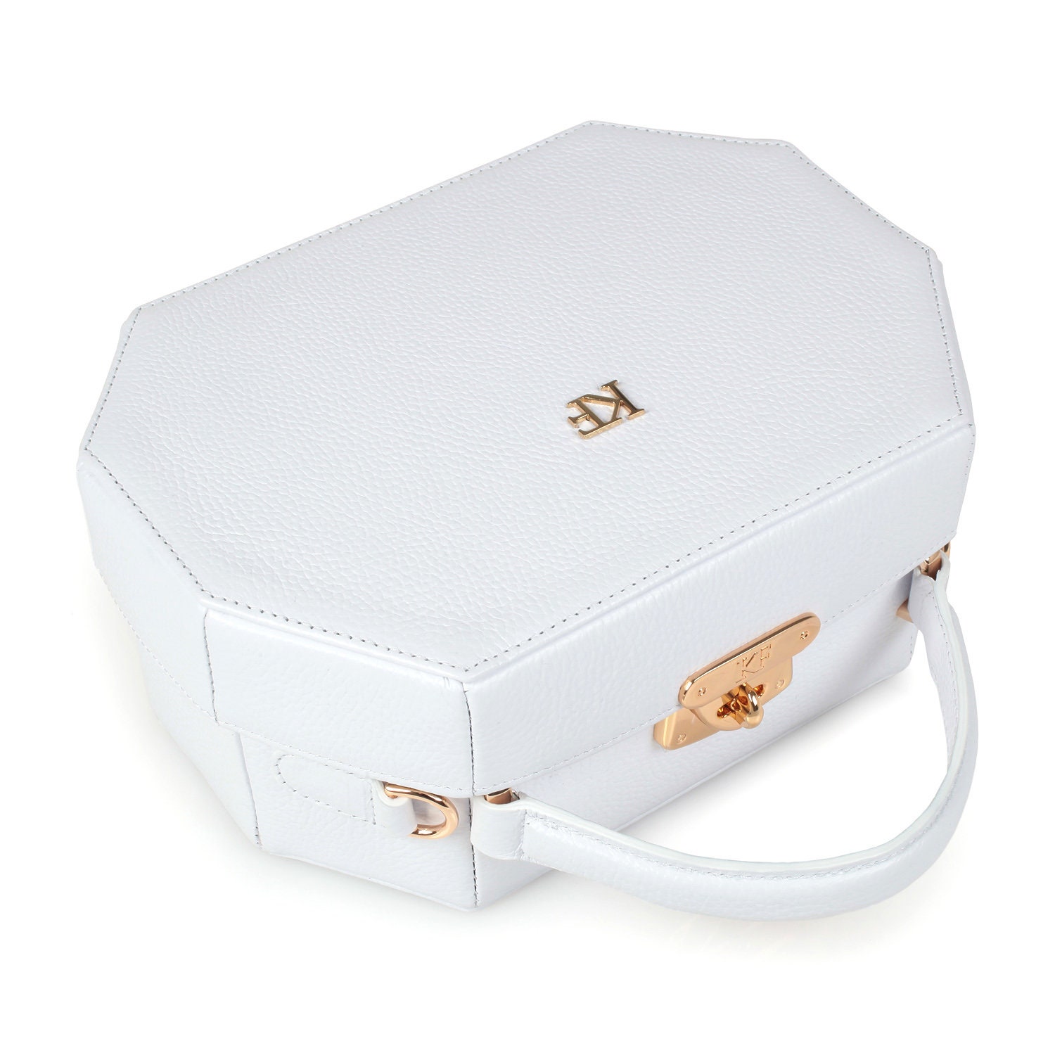 Leather Boxbag White Leather Box Bag Women's Leather - Etsy UK