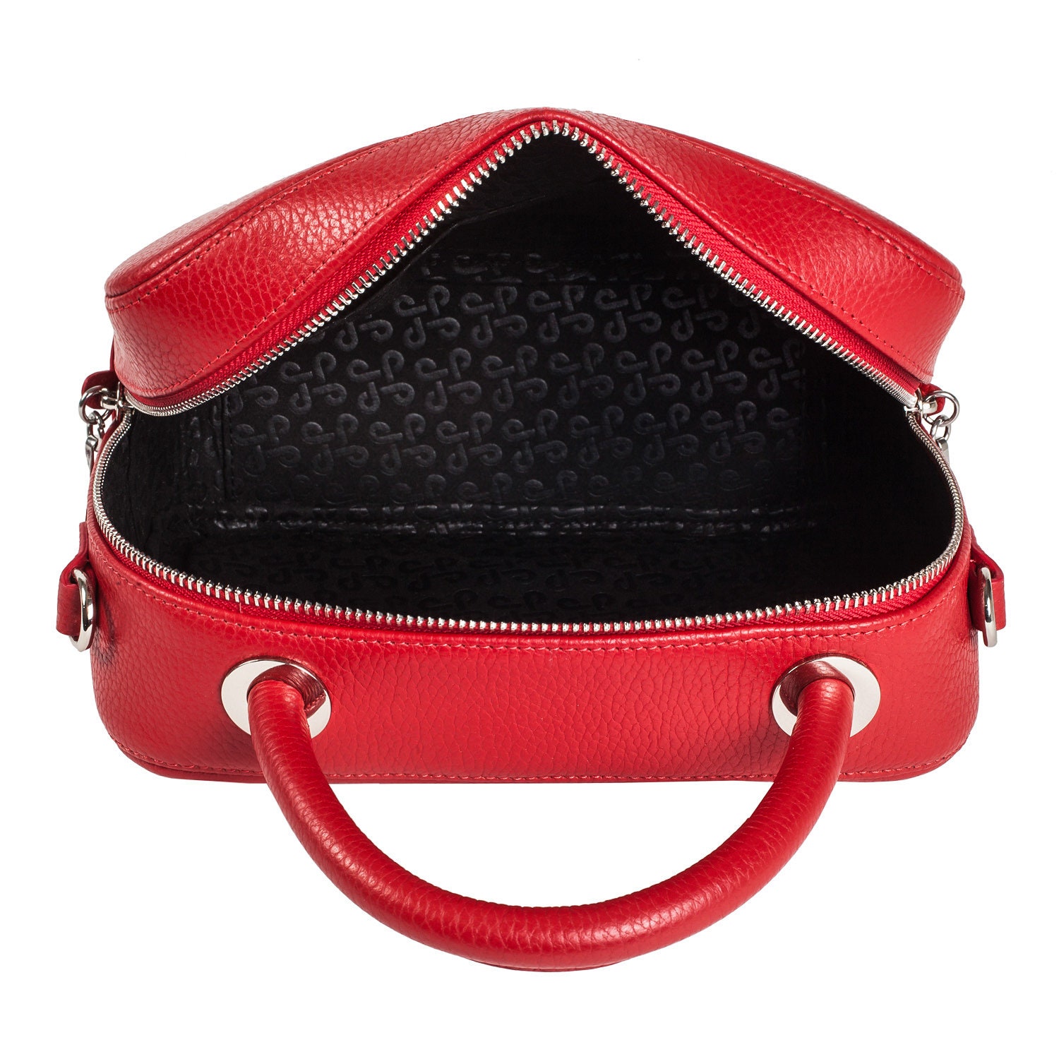 Leather Top Handle Bag Red Leather Handbag Top Handle - Etsy