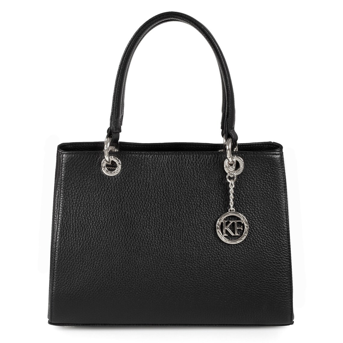 Leather Top Handle Bag Black Leather Handbag Top Handle - Etsy