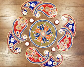 Kundan rangoli | Etsy