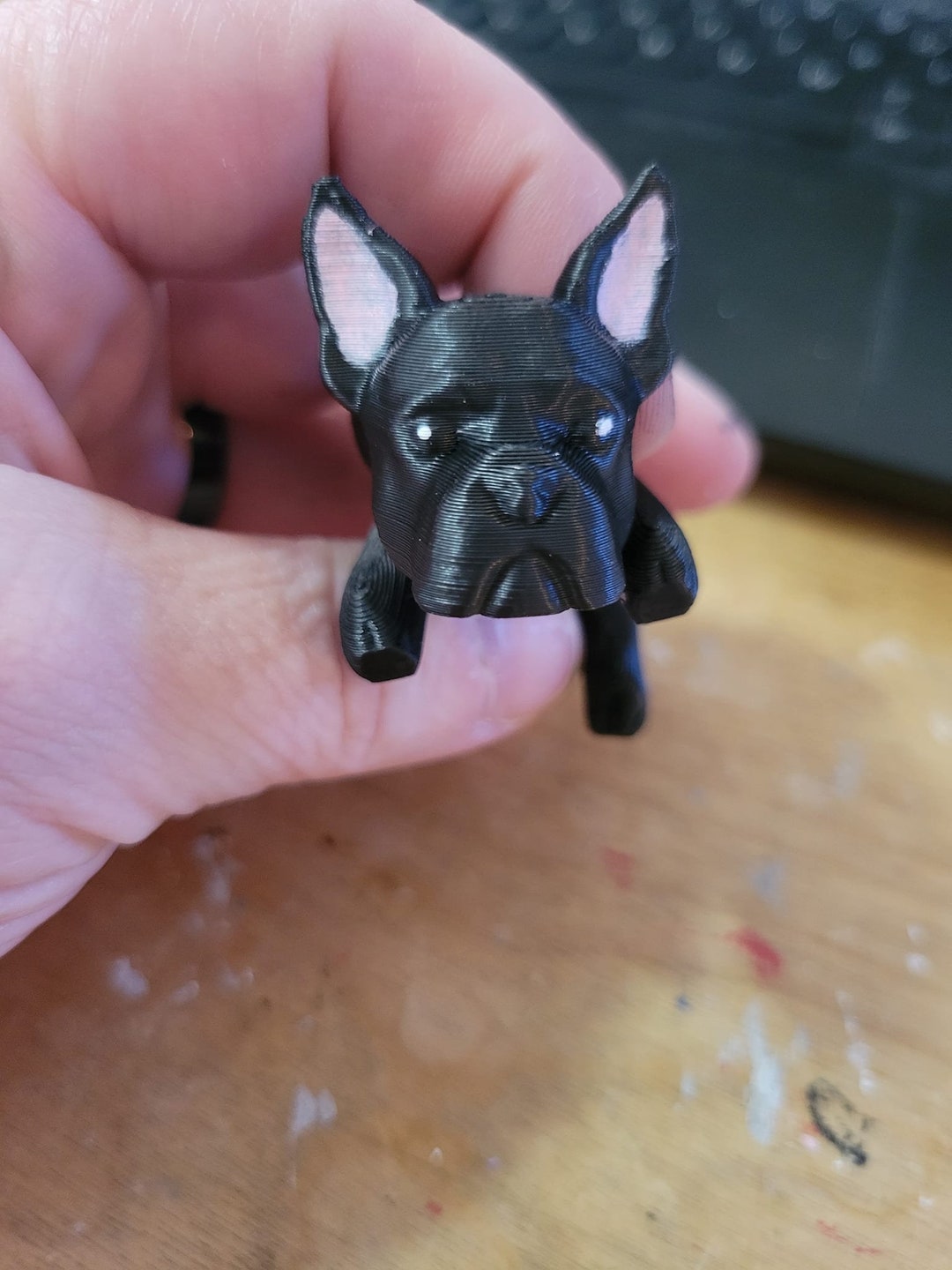 3D Printed Fidget Dog- French Bulldog - Etsy