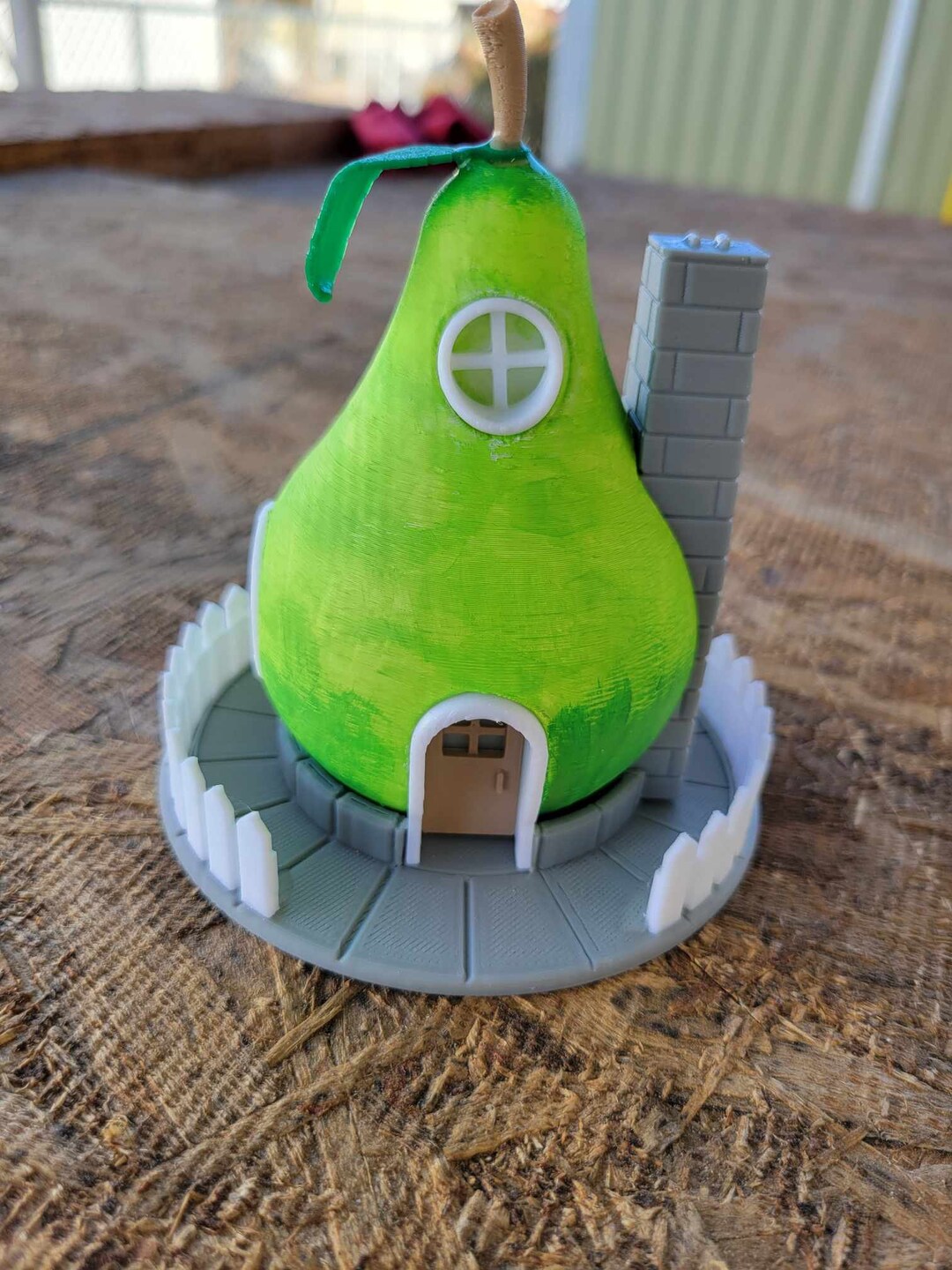 3D Printed Fairy House- Pear - Etsy