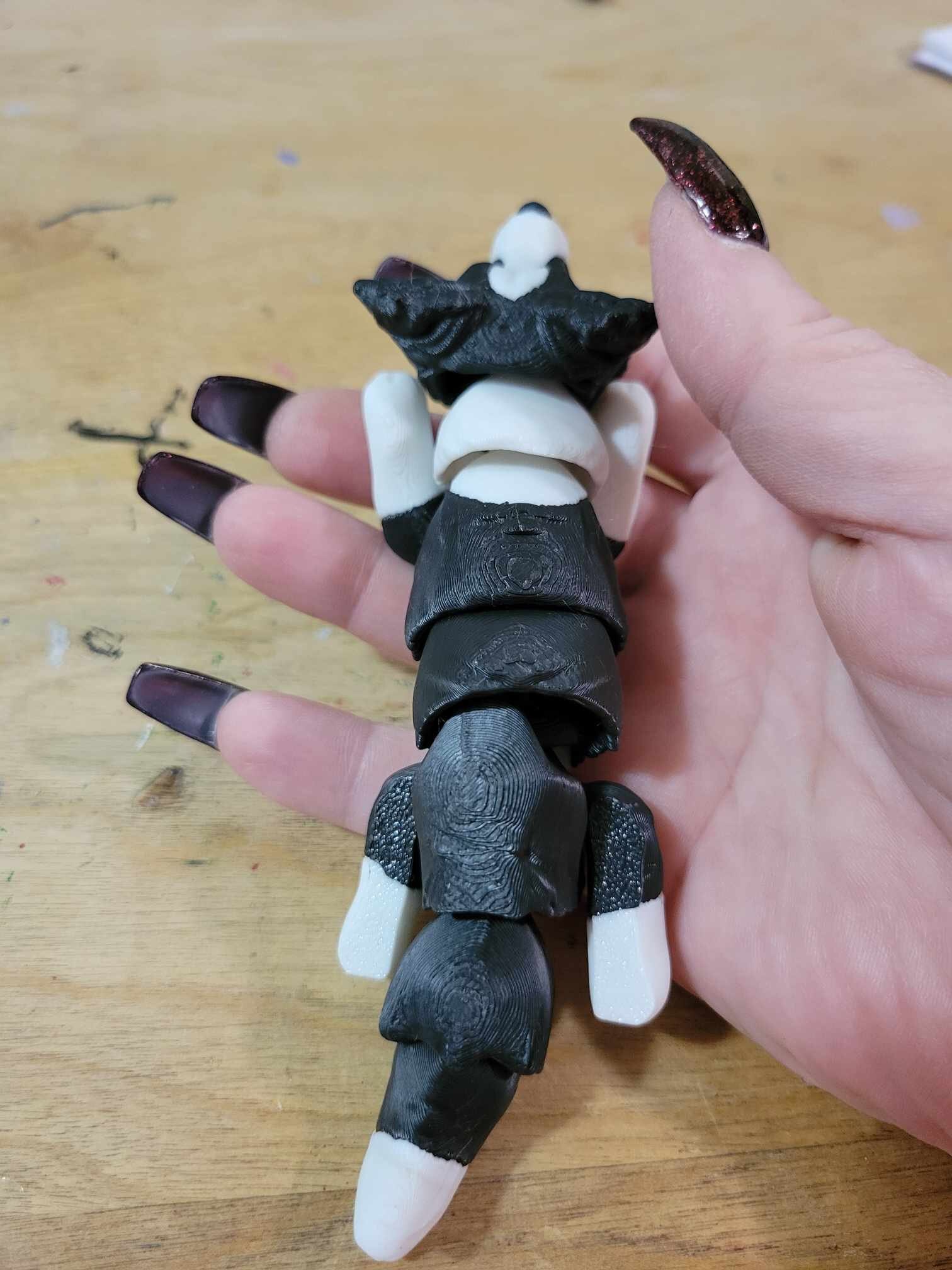 3D Printed Fidget Dog- Border Collie - Etsy