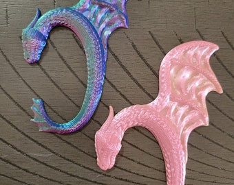 3d Printed Purple Single Earring Non Pierced Ear Cuff Crawler Climber ...