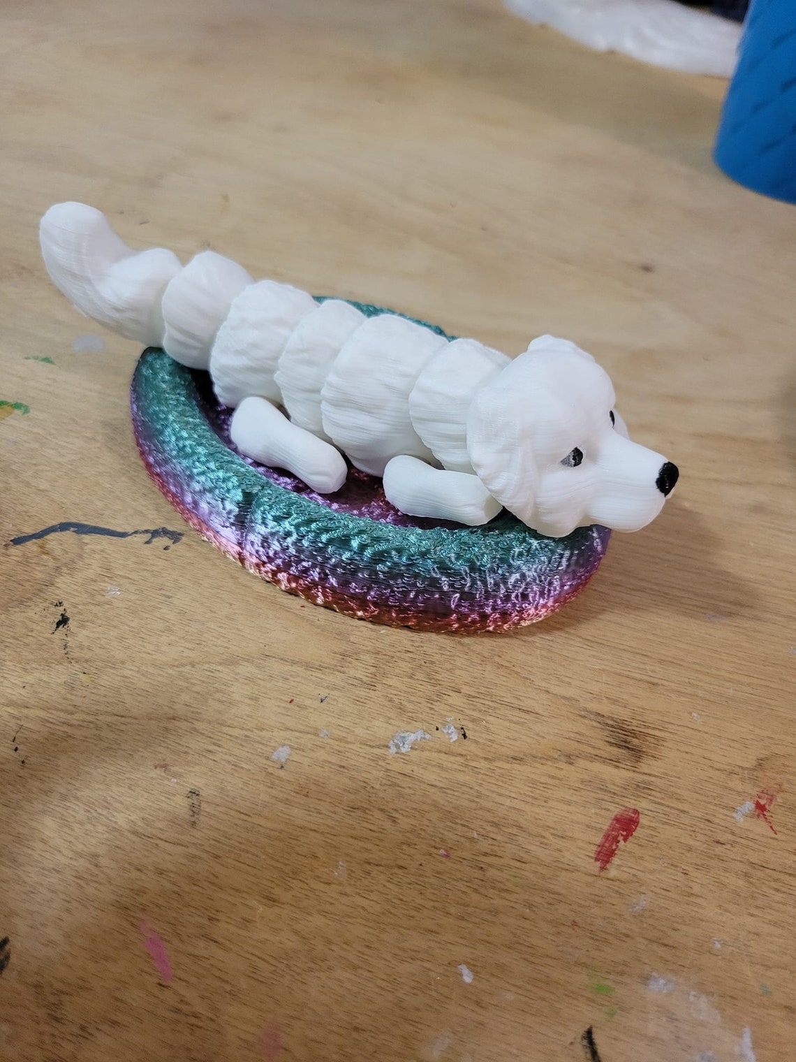 3D Printed Fidget Dog Great Pyrenees - Etsy