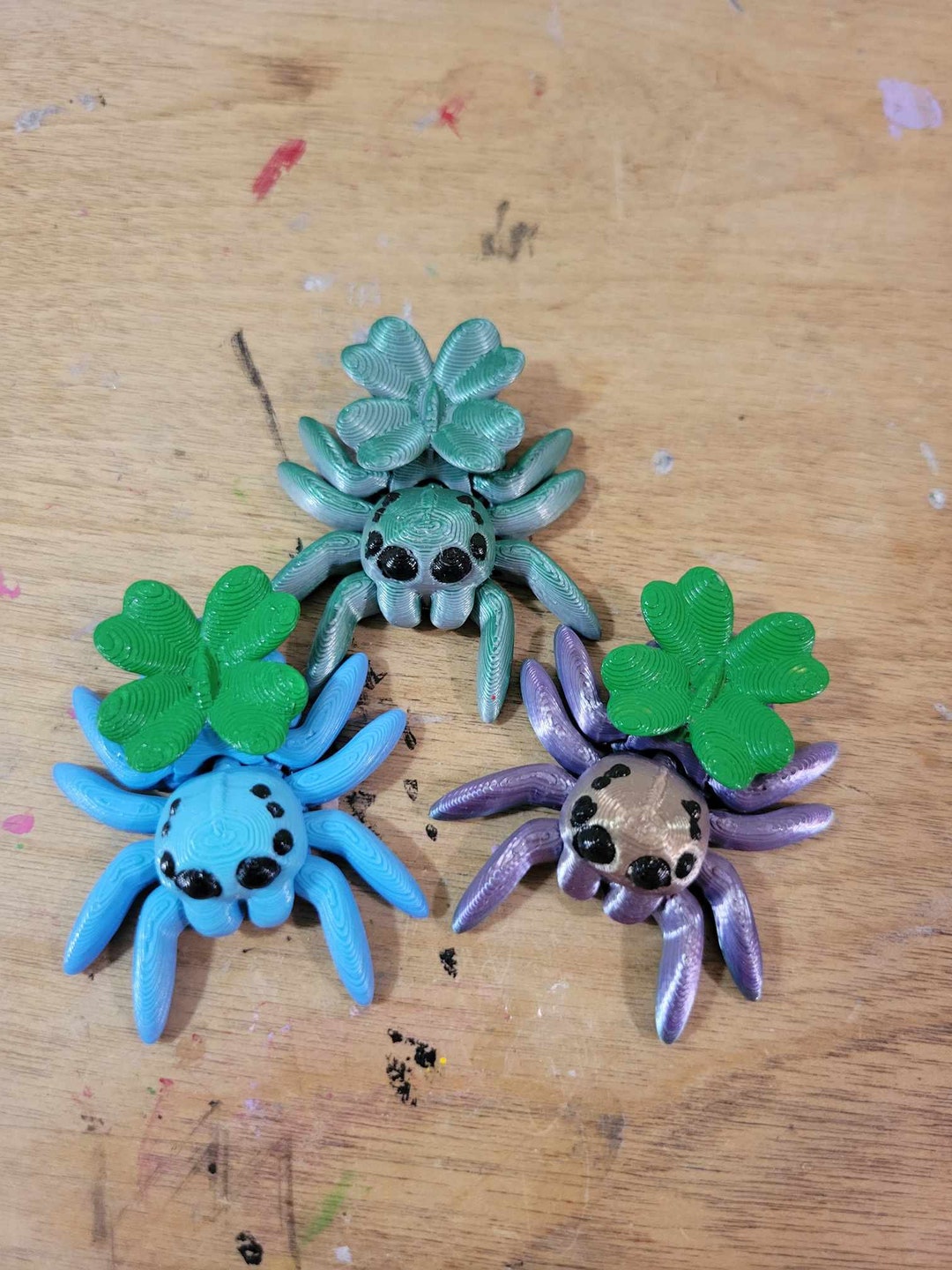 3D Printed Fidget Spiders - Etsy