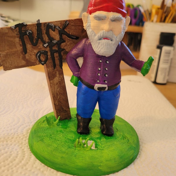 Rude Garden Gnome - Etsy