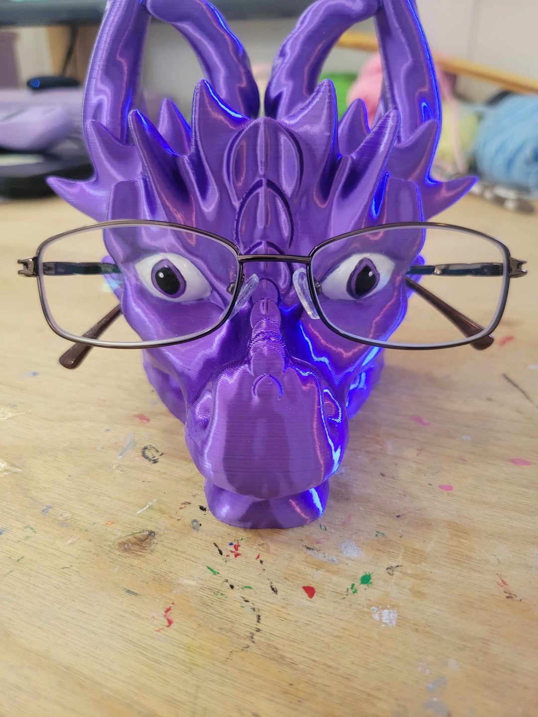 3D Printed Dragon Eyeglass Holder - Etsy