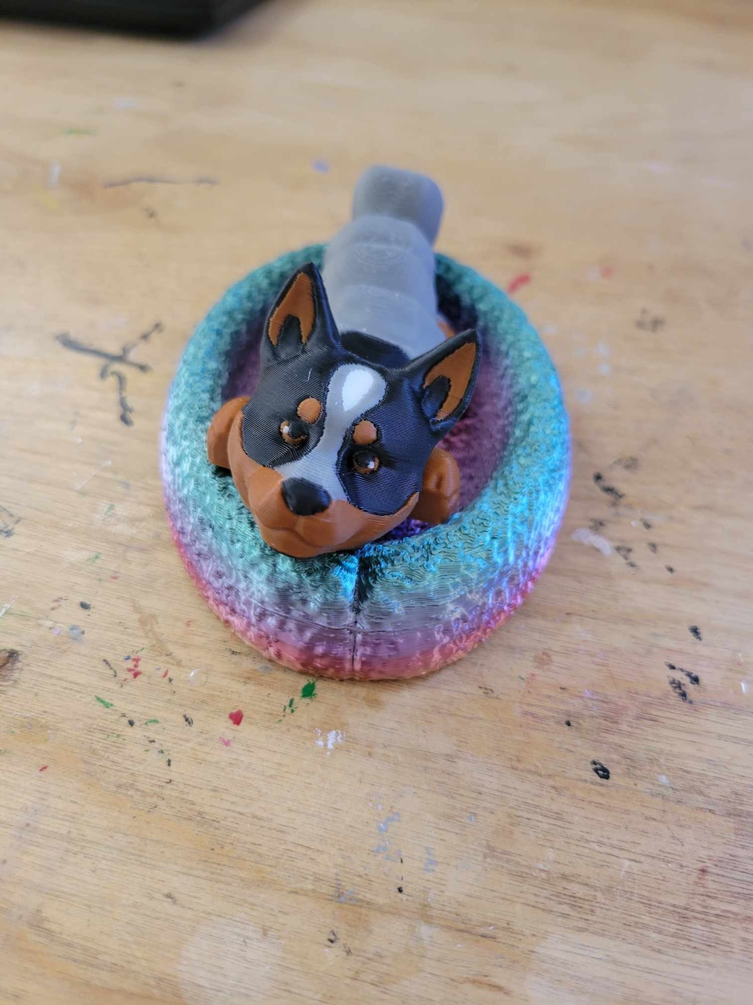 3D Printed Fidget Dog - Cattle Dog - Etsy