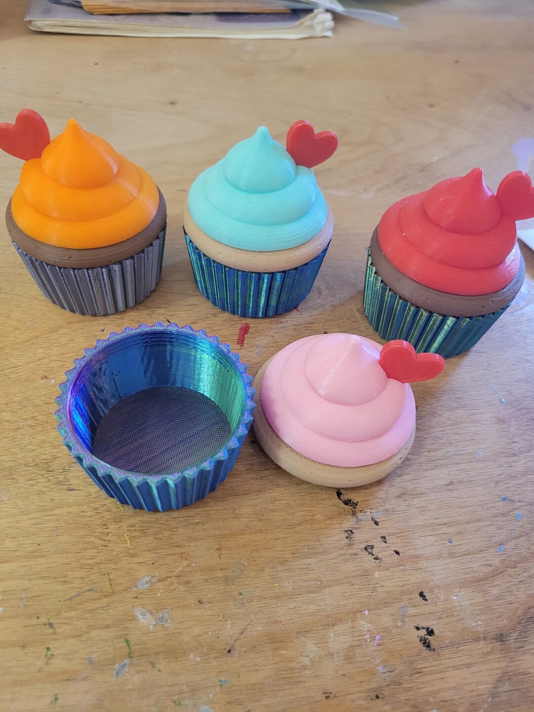 3D Printed Cupcake Boxes - Etsy
