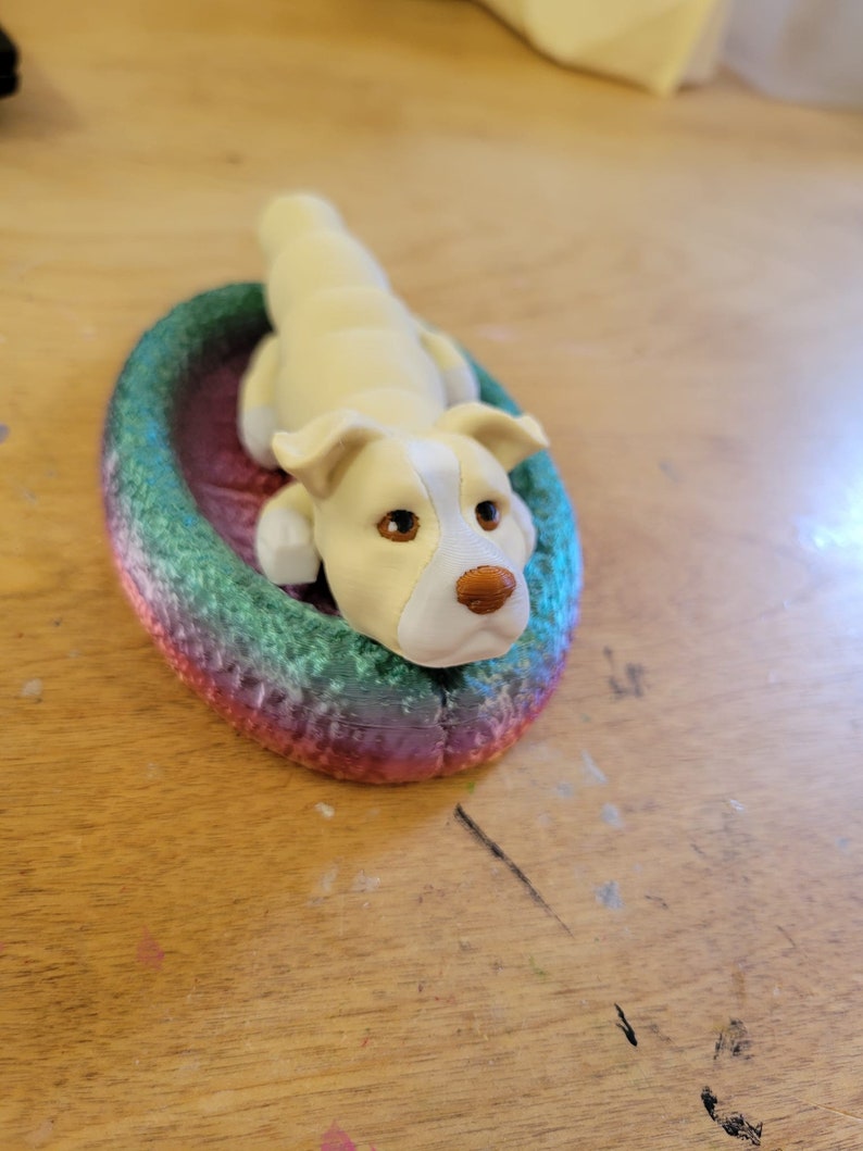 3D Printed Fidget Dog - Pit - Etsy