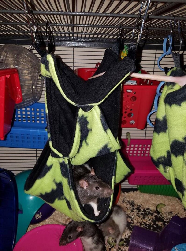 Patchwork Triple Hammock for Rats / Ferrets / Sugar Gliders ...