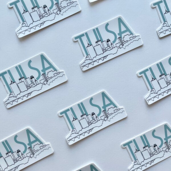 Tulsa Skyline - Etsy
