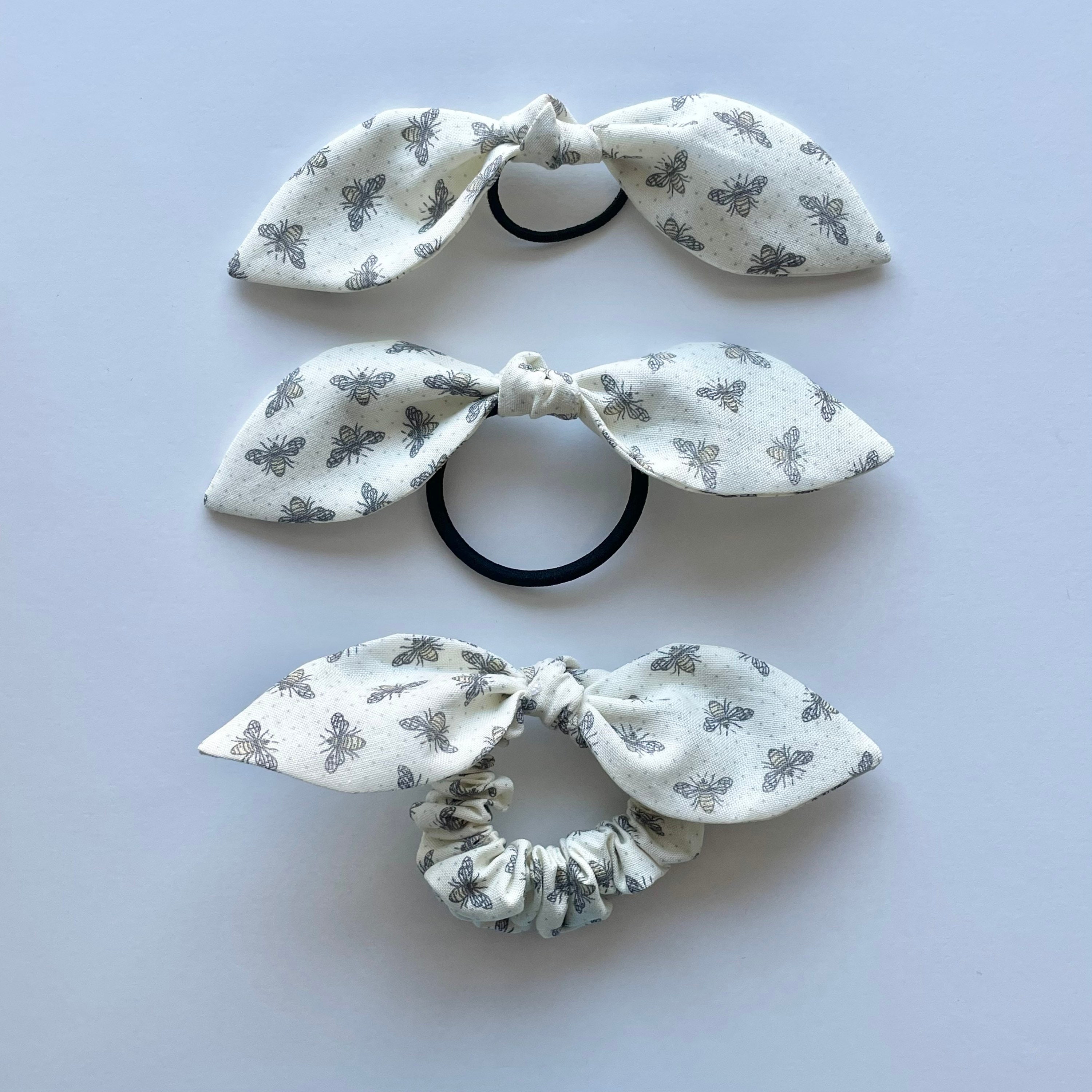 Abeille Bee Bunny Ear Bows and Scrunchies - Etsy