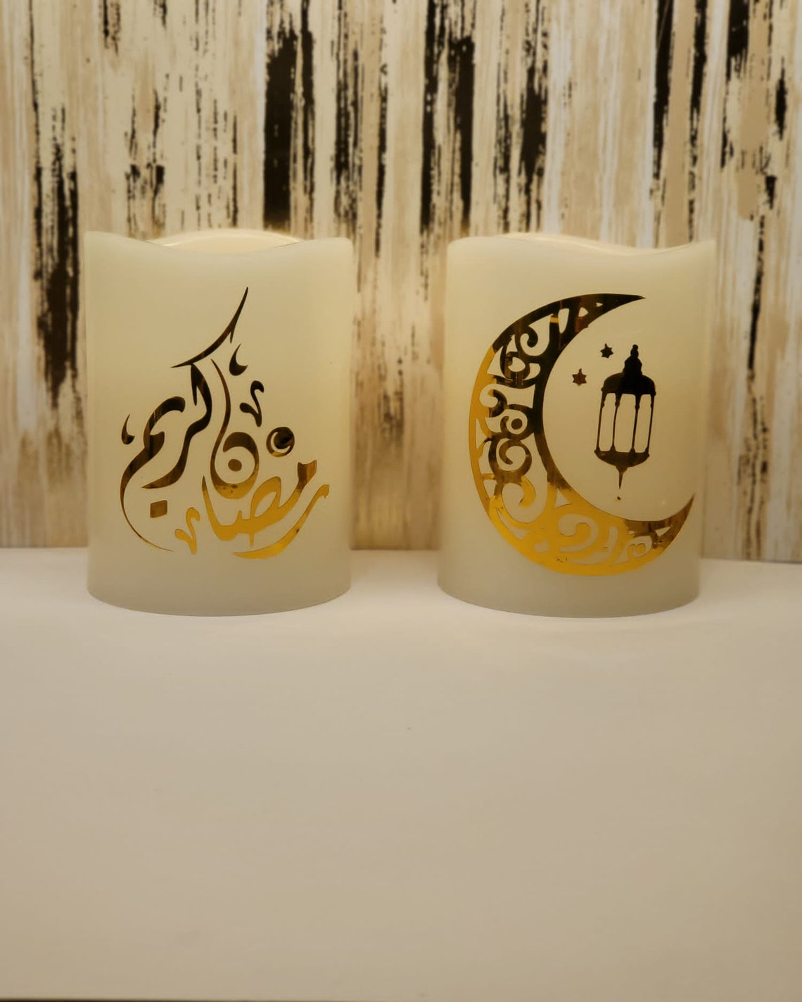 Set of 2 Ramadan Candles - Etsy