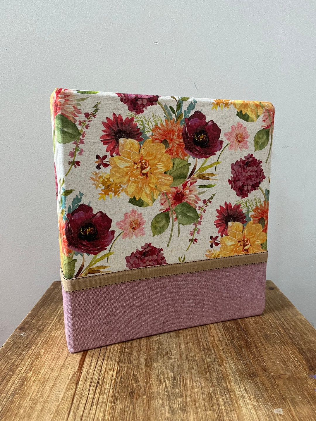 New Pattern! 3rings Standard Binder Covered With Beautiful Fabrics ...