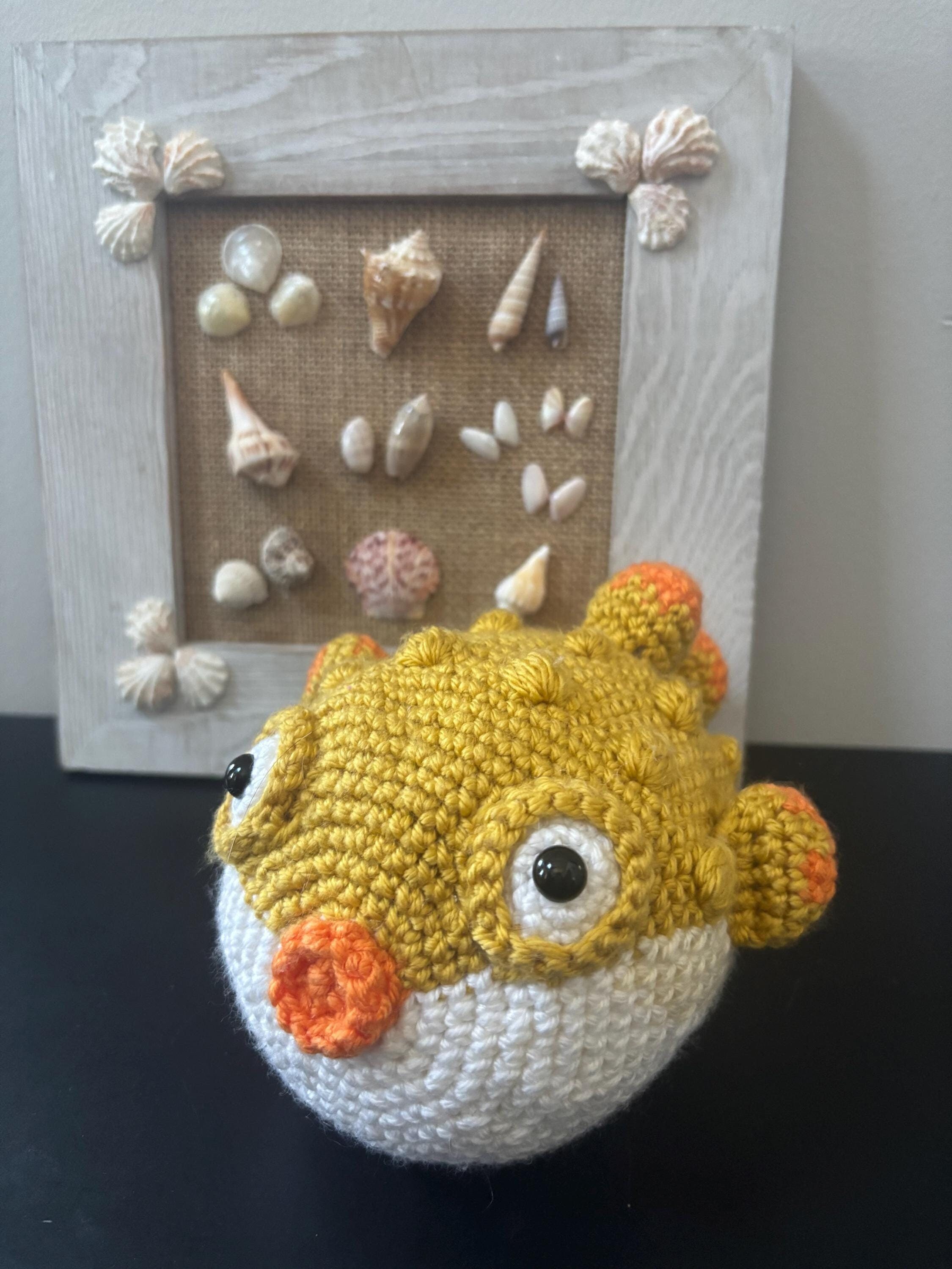 Handmade Crochet Puffer Fish - Etsy