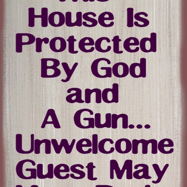 House is Protected - Etsy