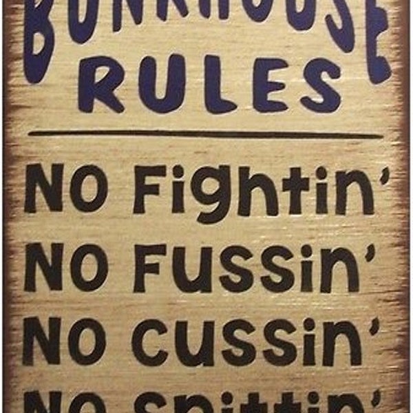 Bunkhouse Sign - Etsy