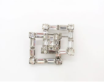 Square brooch | Etsy