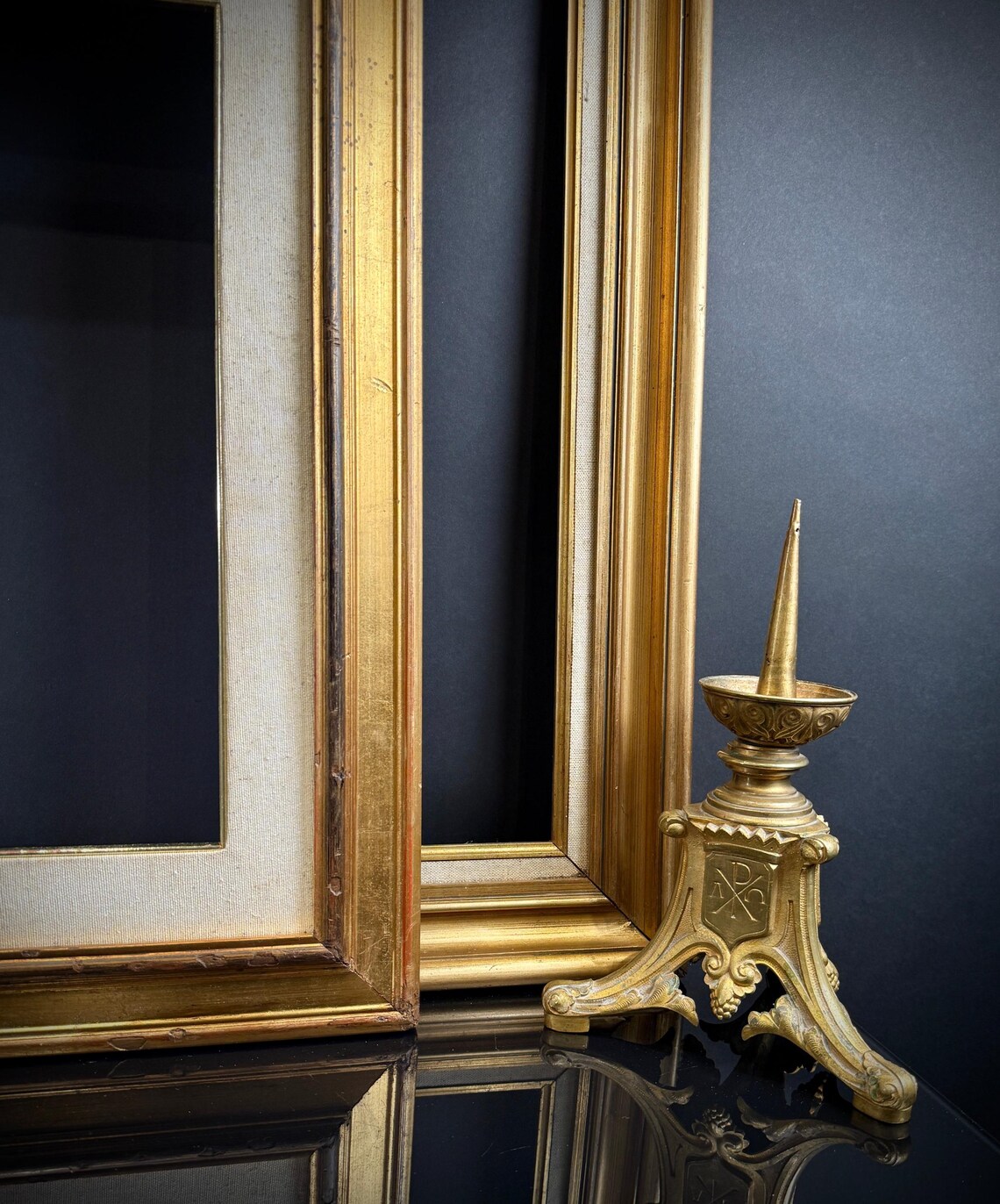 Set of 3 Large Classic Vintage French Wood Picture Frames – White ...