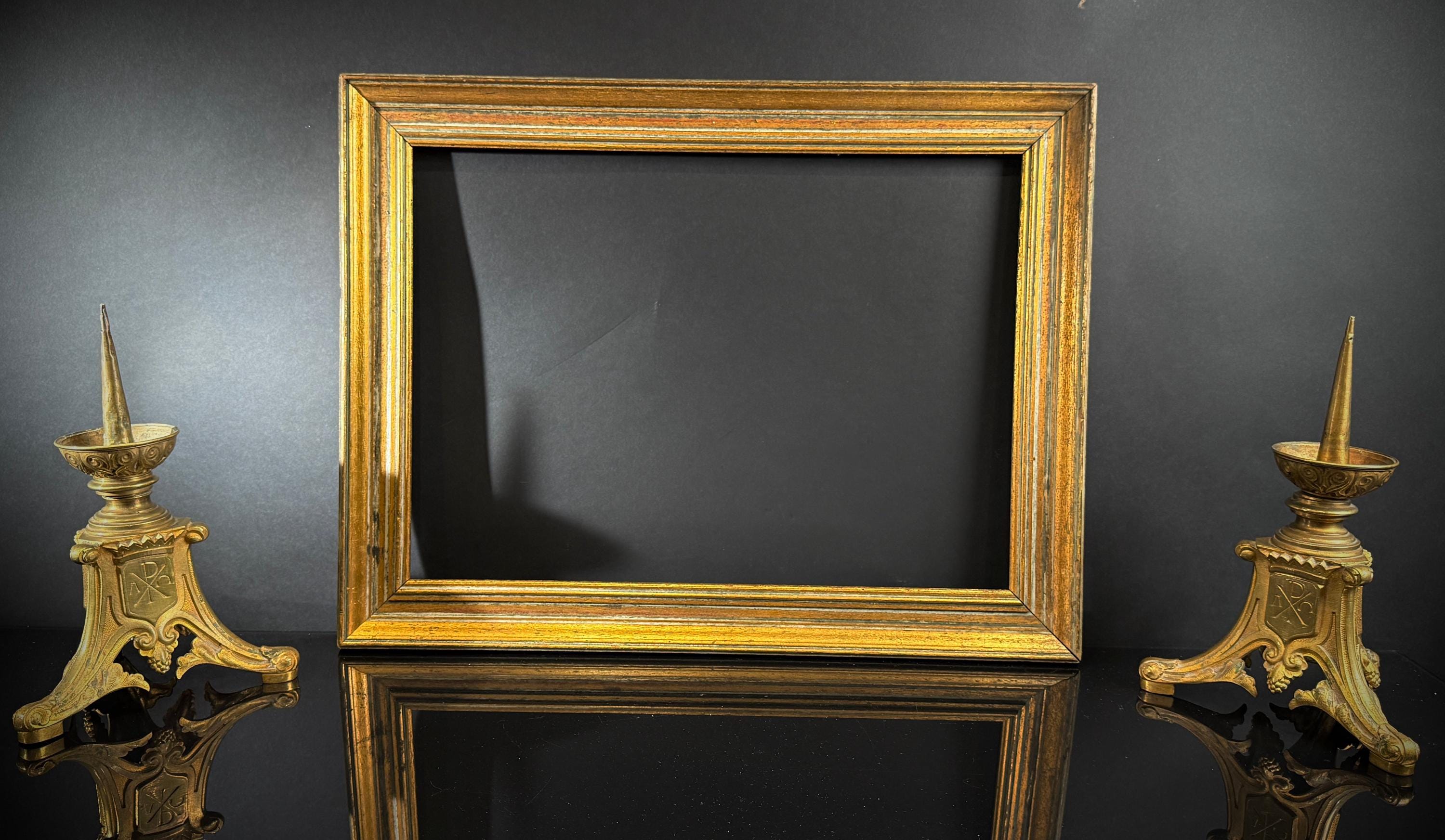 Set of 3 Large Classic Vintage French Wood Picture Frames – White ...