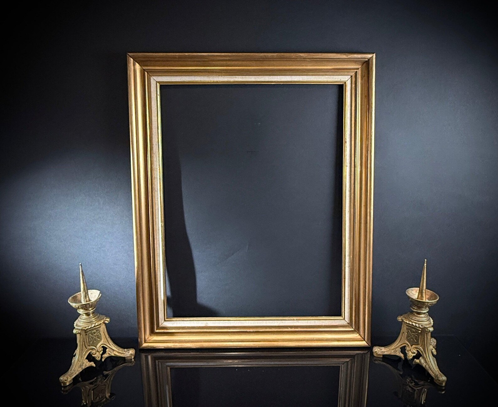Set of 3 Large Classic Vintage French Wood Picture Frames – White ...