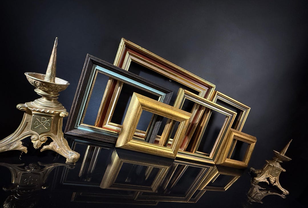 Set of X6 Classic Vintage Picture Frames | Classic Style | Wall Gallery ...