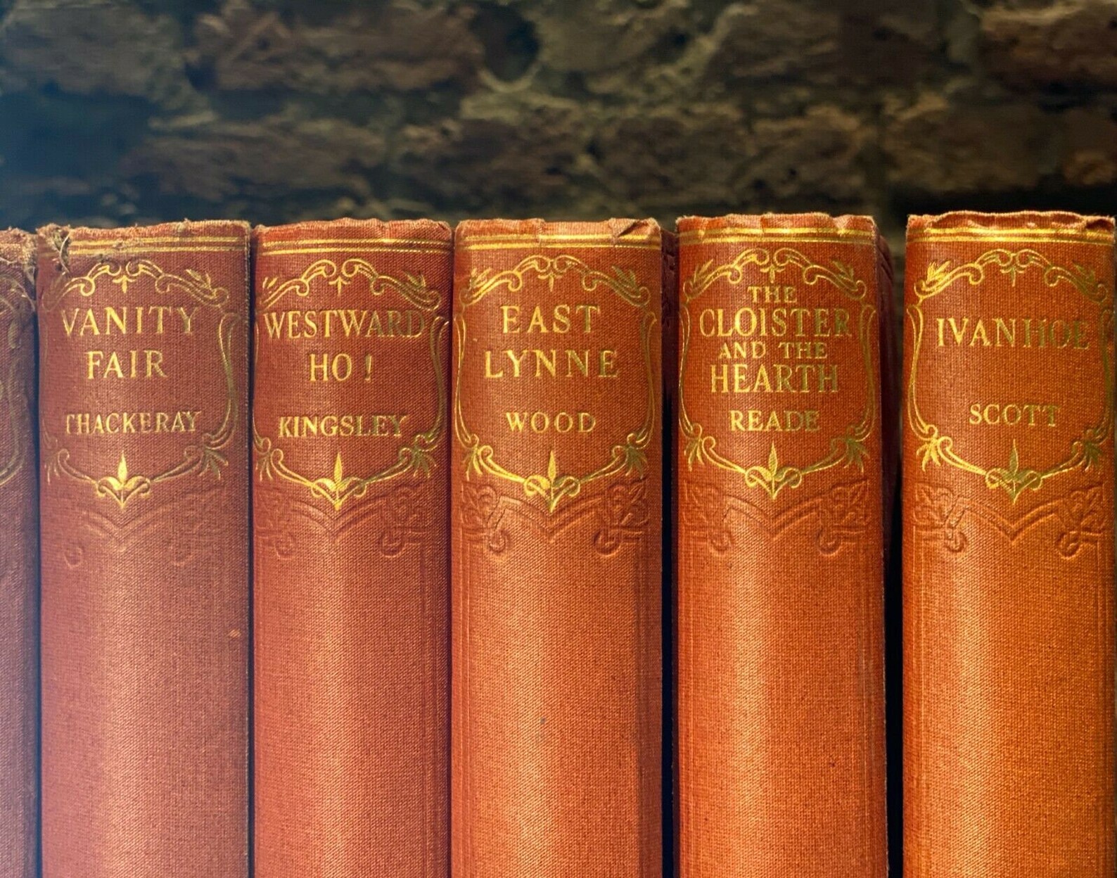 6 Vintage Red Books - Various Authors - Odhams Press / Ivanhoe Vanity ...