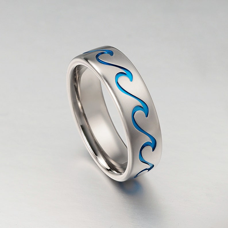 Ocean Wave Ring Beach Jewelry Ocean Ring Beach Ring Wave - Etsy